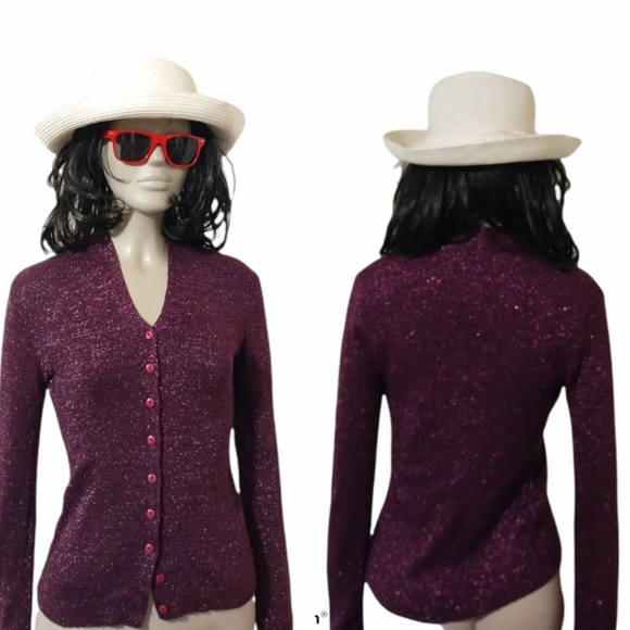 Fuchsia | Sweaters | Fuchsia Sparkle Sweater | Poshmark